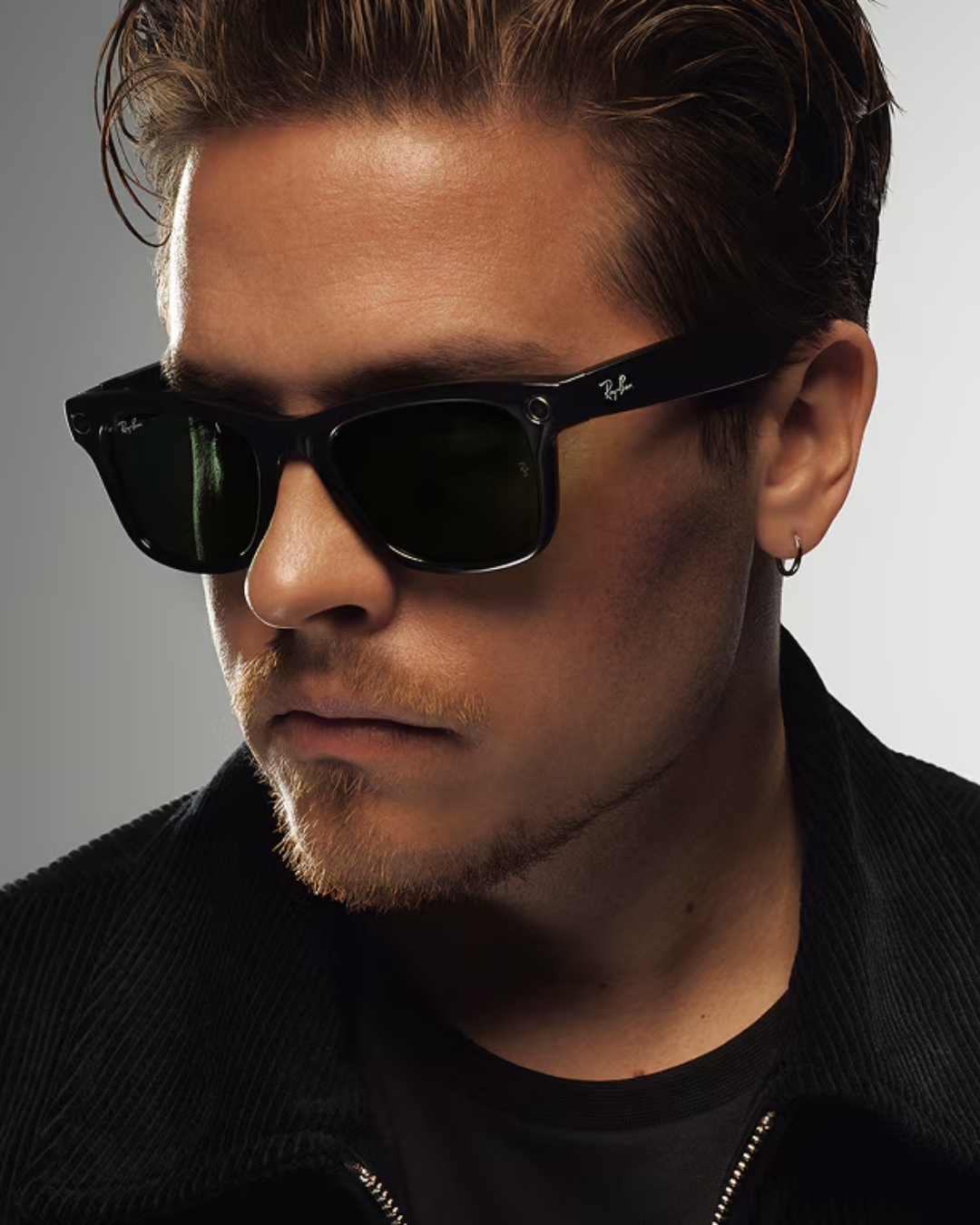 Ray Ban Meta Wayfarer Azul Brilhante Transitions Azul RW4012 6628MF53 ...