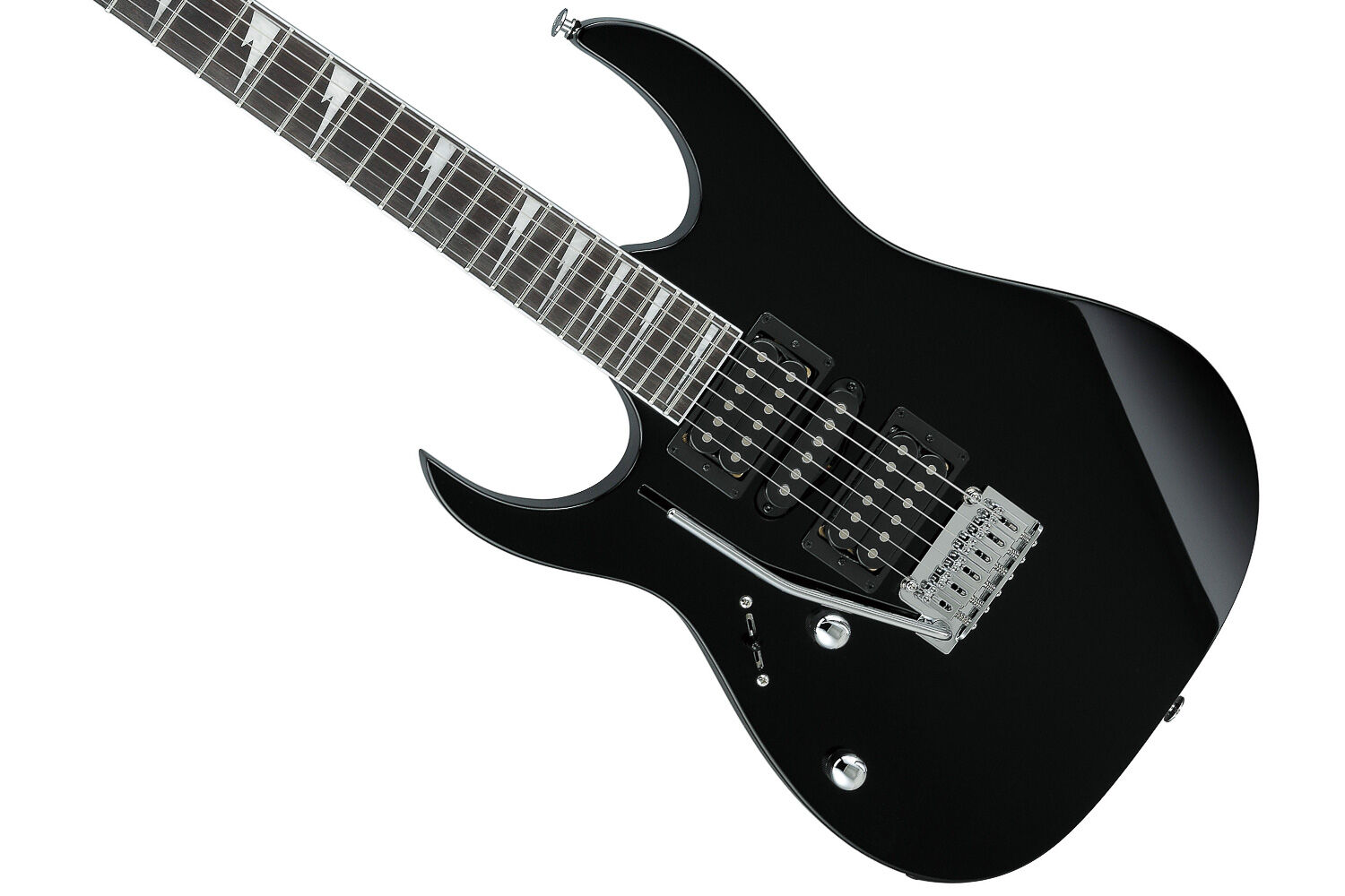 Guitarra Canhota RG GIO Black Night Ibanez GRG170DXL-BKN - Tons ...
