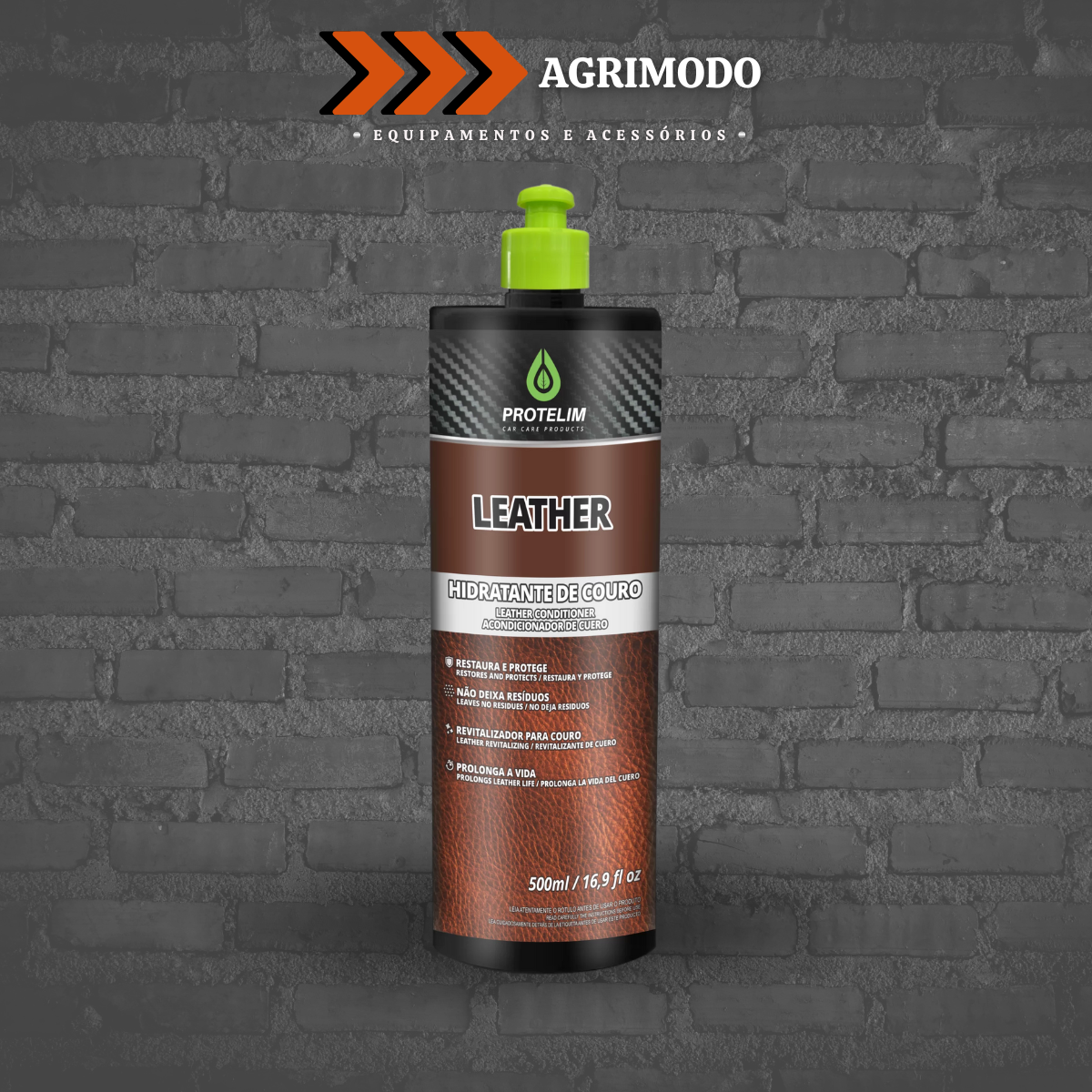 LEATHER – HIDRATANTE DE COURO 500ML - Loja Agrimodo - Agrimodo
