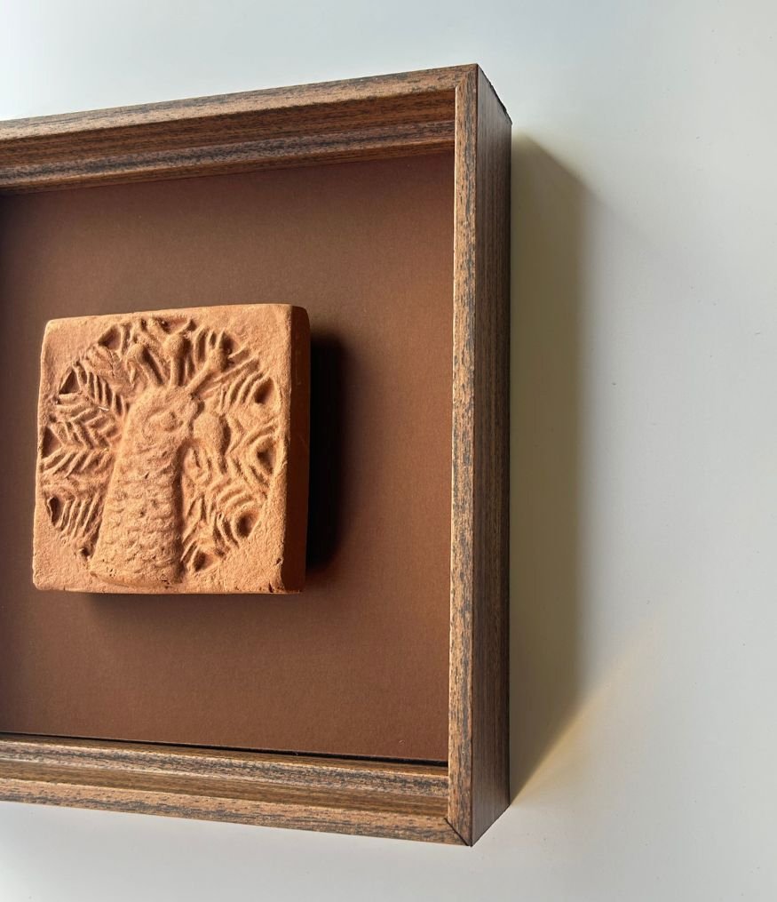 Quadro Decorativo Pequeno Mini Pavão Artesanal (22x22) - Casa e ...