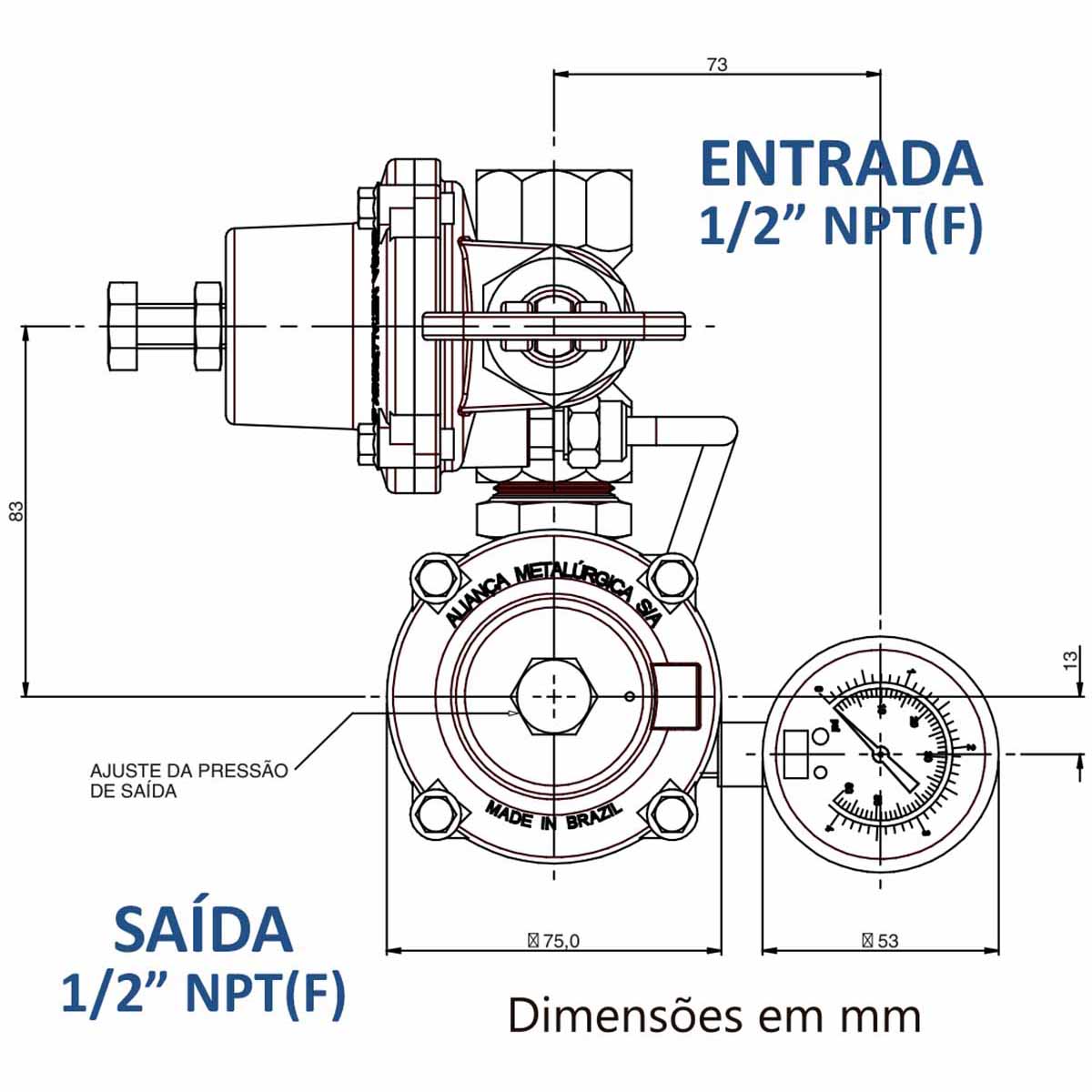 Regulador Aliança 76512/02 VMMS com DSA - Multicamadas - Tubos e ...