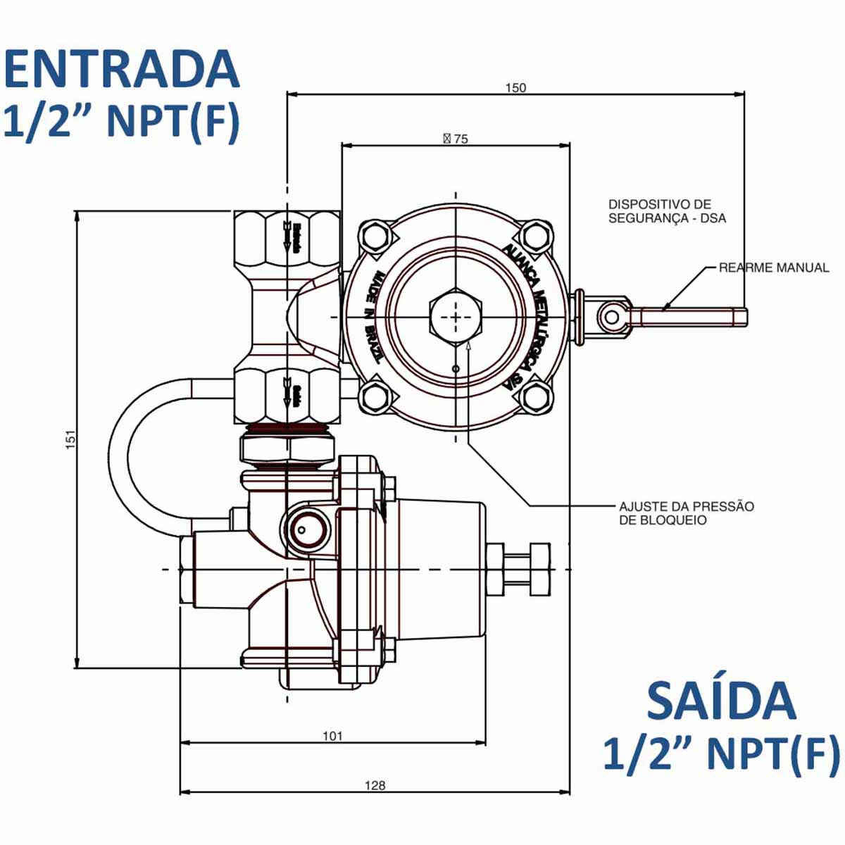 Regulador Aliança 76512/02 VMMS com DSA - Multicamadas - Tubos e ...