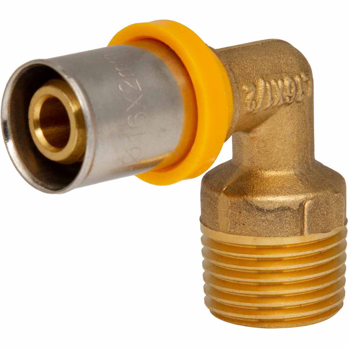 Cotovelo Multicamadas PEX GÁS 16mm x 1/2" (Caixa 10 Unidades ...