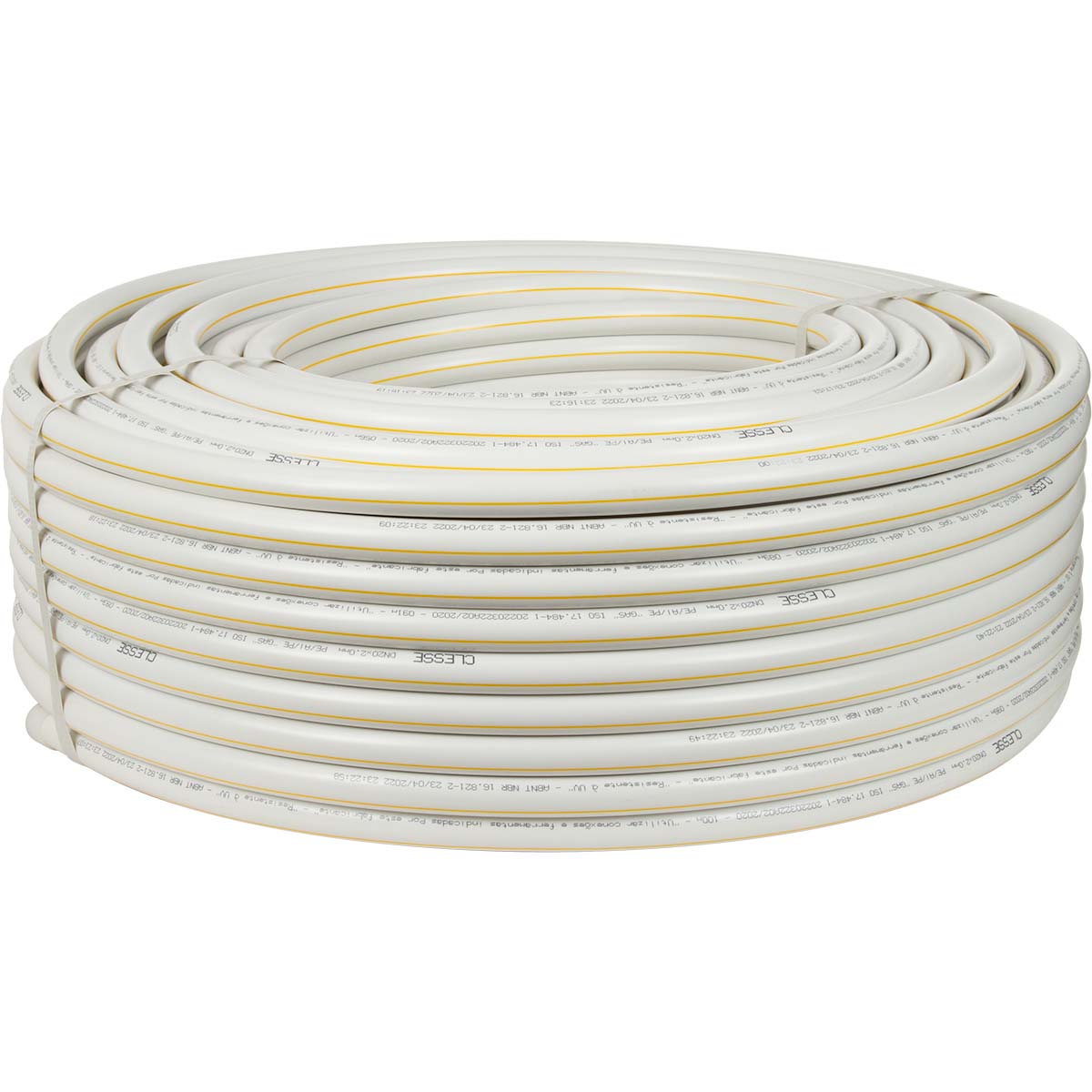 Rolo 50m 20mm Tubo Multicamadas Pex Gás Branco - Multicamadas - Tubos e conexões para gás