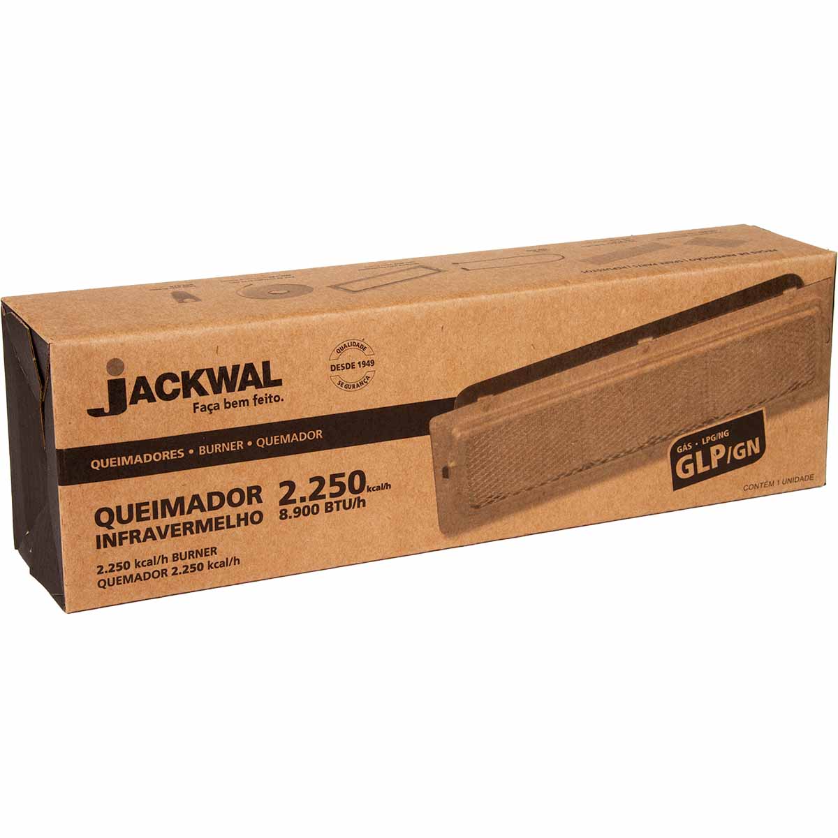 Queimador Infravermelho Jackwal 2250 kcal/h (Caixa 10 Unidades ...