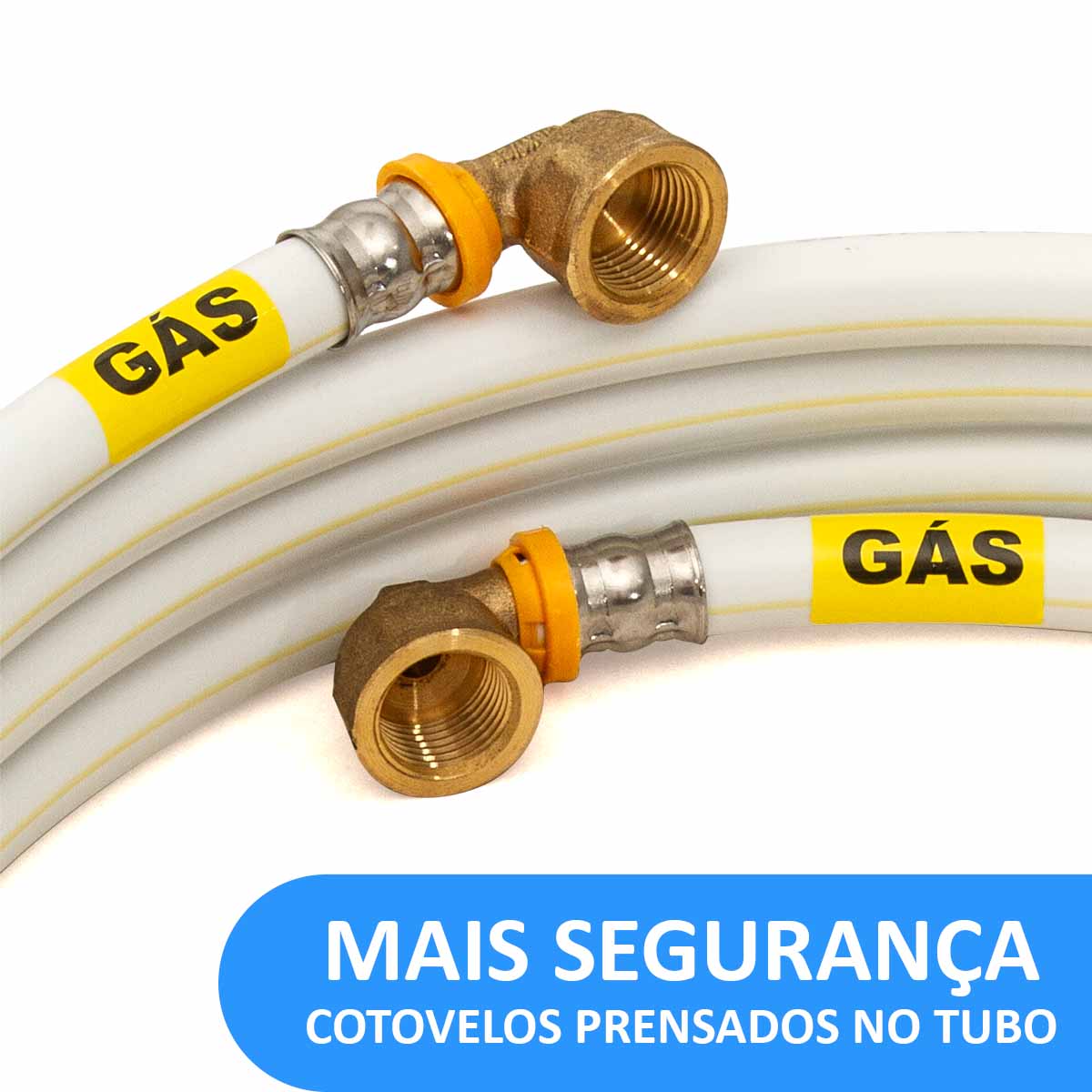 Kit 4 Metros 16mm Tubo Multicamadas PEX GÁS + Registro BM ...