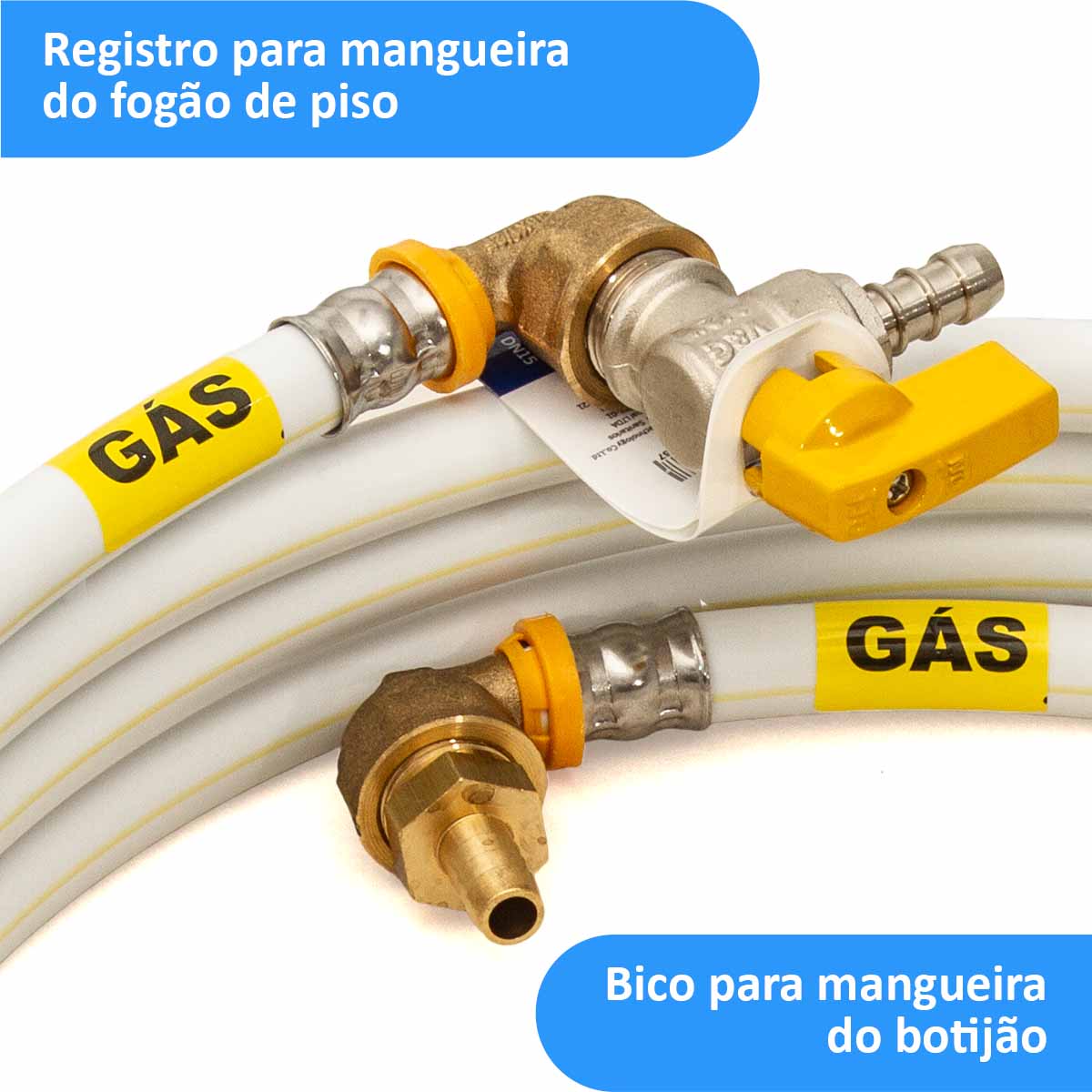 Kit 9 Metros 16mm Tubo Multicamadas PEX GÁS + Registro BM ...
