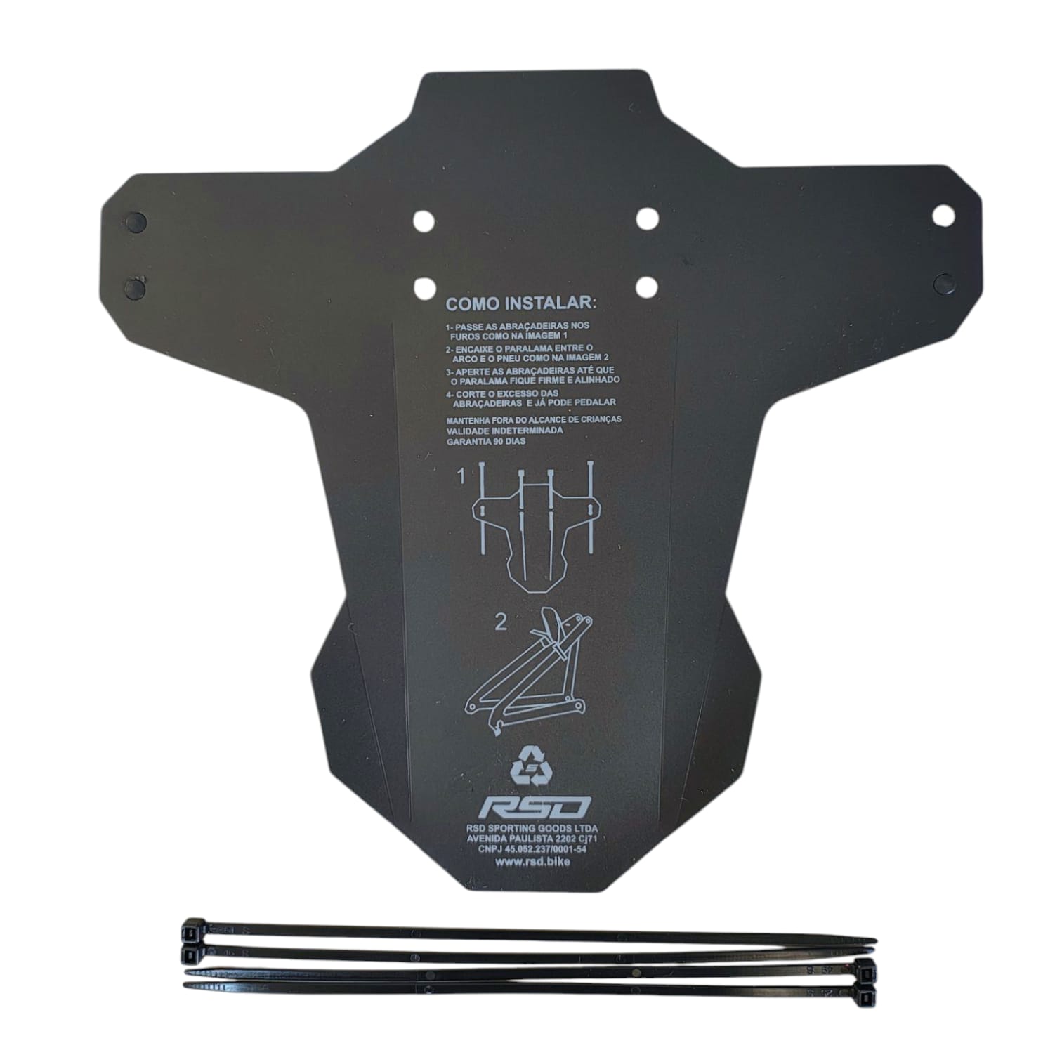 Paralama Traseiro Bike Mtb Downhill Enduro Gtx Original Rsd - JPX BIKE