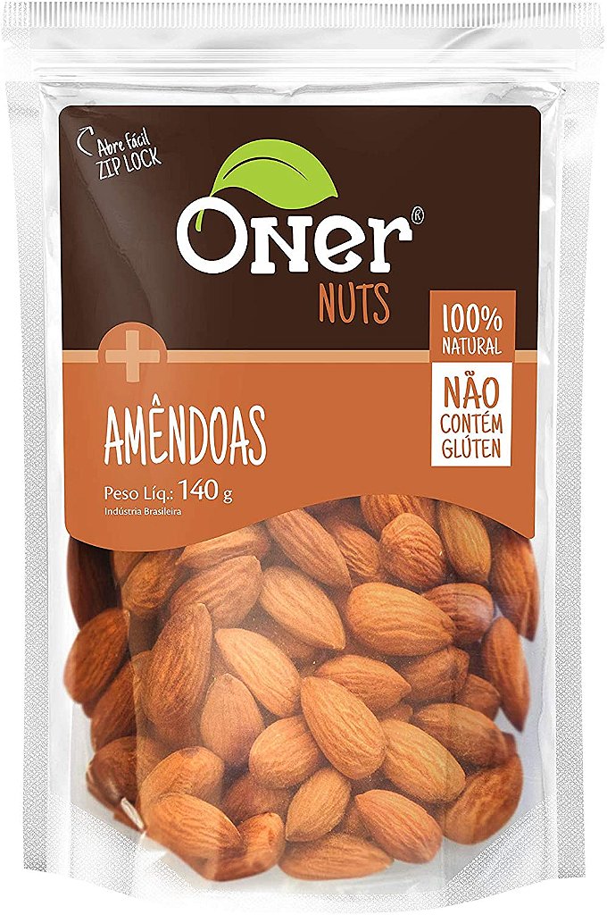 Amêndoa Crua Sem Casca Zona Cerealista 150g - Be Organic