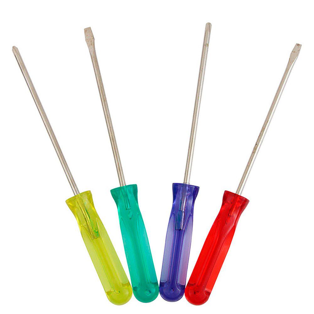 Kit De Chaves Fenda / Philips 4 Peças Aço Carbono - Western - Dispropil ...