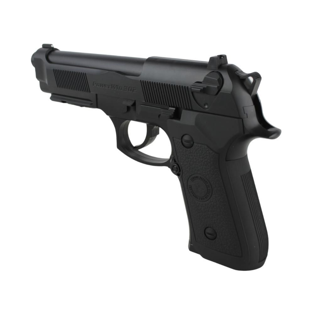 Pistola De Pressão Airgun Co2 M92 GNBB Power Win 302 Polímero 4.5mm ...