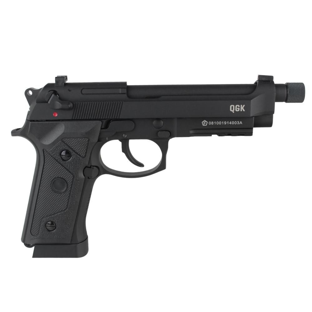 Pistola De Pressão Co2 M92 KL93 A3 Black Blowback Full Metal 4.5mm ...