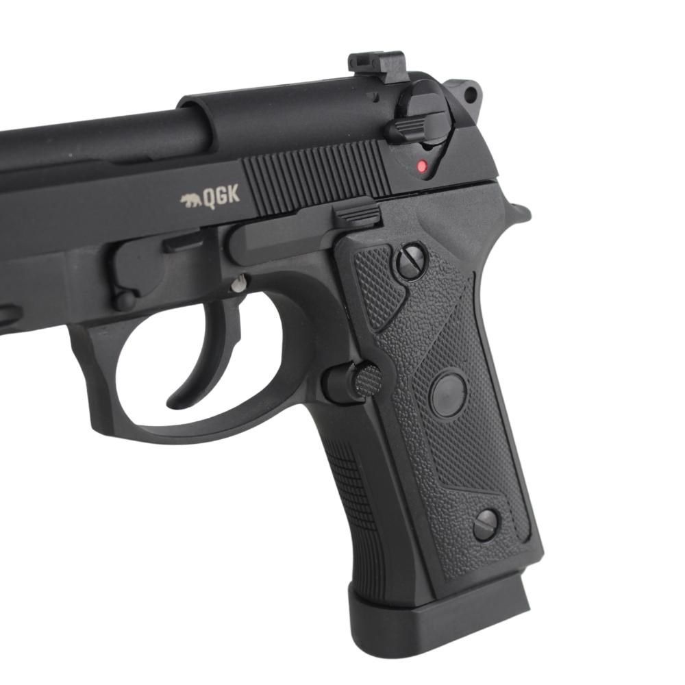 Pistola De Pressão Co2 M92 KL93 A3 Black Blowback Full Metal 4.5mm ...