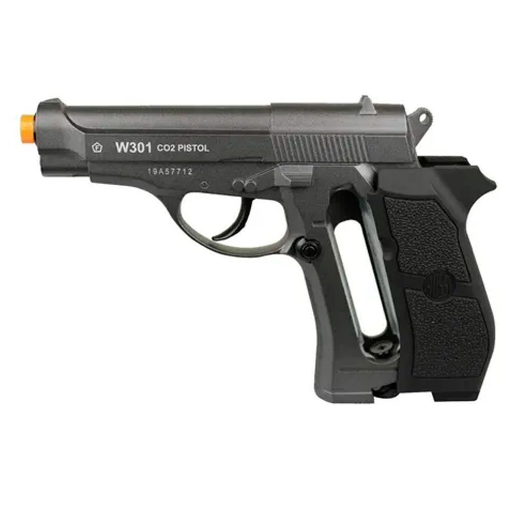 Pistola de Pressão CO2 Wingun W301 4.5mm + 1000 Esferas de aço ...