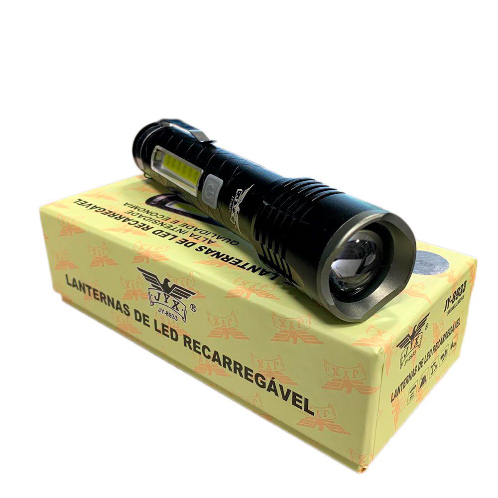 Lanterna Tática Recarregável Led V3 Jy-8933- Jyx - Dispropil: Tiro Esportivo, Pesca, Camping e ...