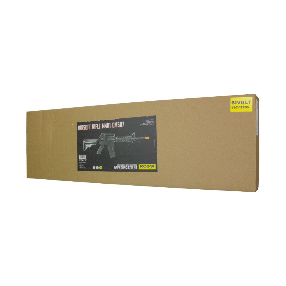 Rifle Airsoft Elétrico M4 RIS CM507 Bivolt - Cyma - Dispropil: Tiro ...