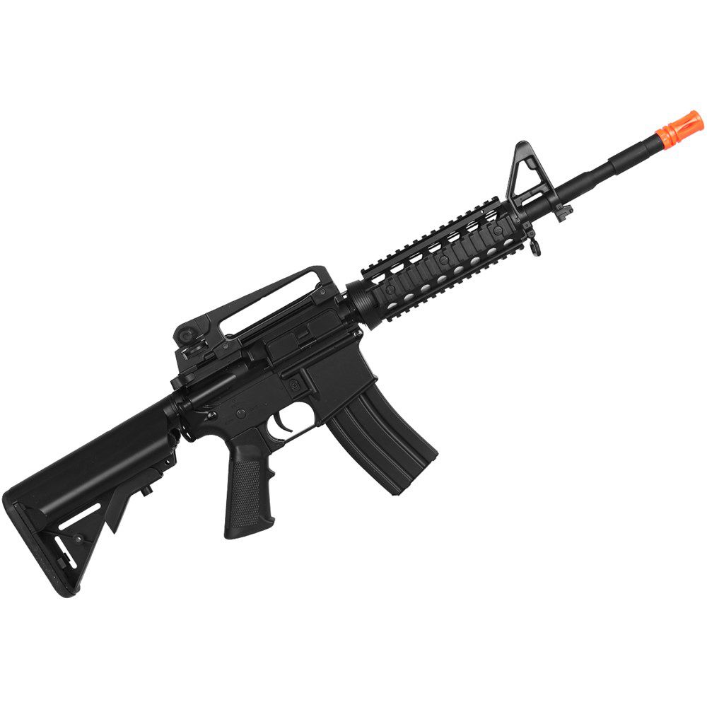 Rifle Airsoft Elétrico Cyma M4 RIS CM507 Bivolt + Capa Simples ...