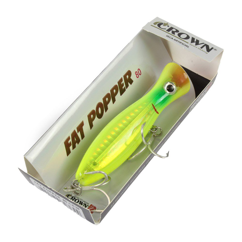 Isca Artificial Fat Popper 80 - Jogá - Dispropil: Tiro Esportivo, Pesca ...
