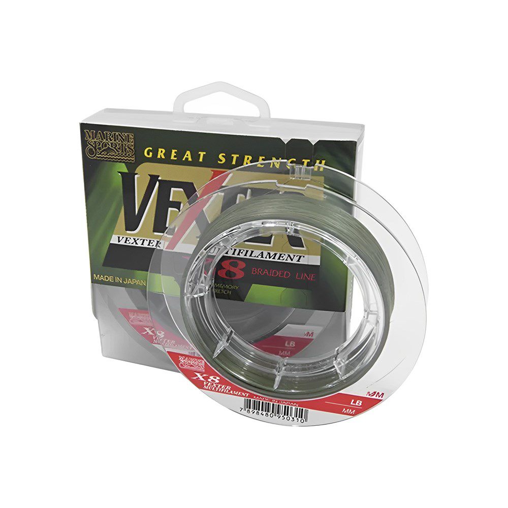 Linha Multifilamento Vexter x8 - Marine - Dispropil: Tiro Esportivo, Pesca, Camping e Utilidades!