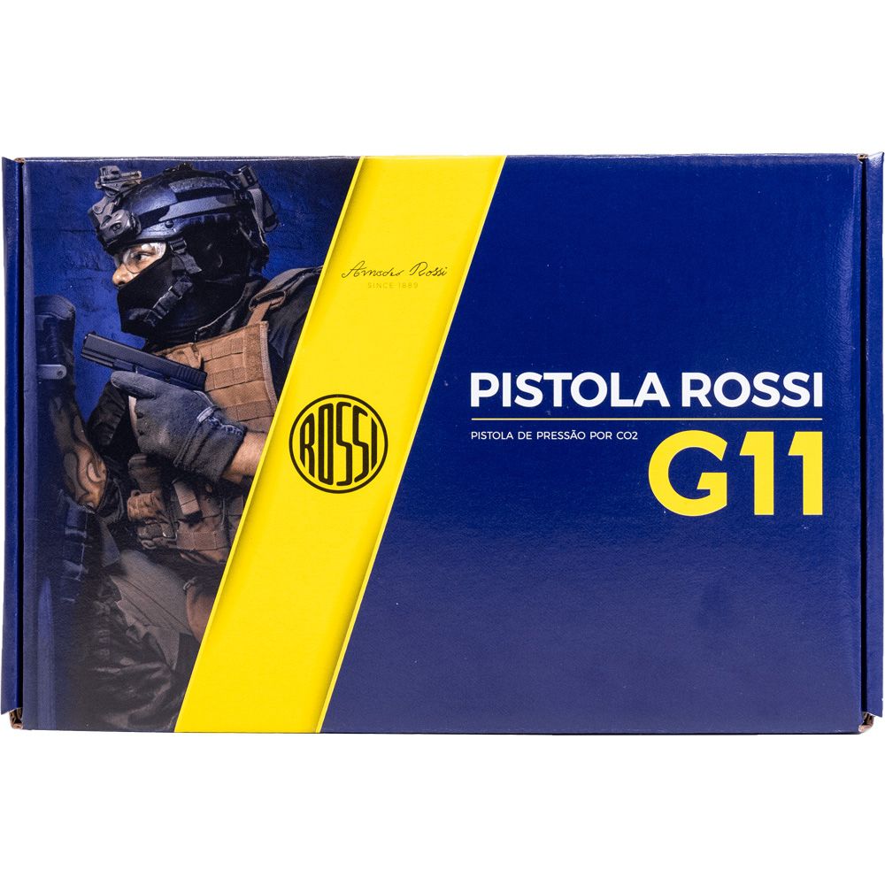 Pistola de Pressão Airgun Glock G11 Co2 4.5mm - Rossi - Dispropil: Tiro ...