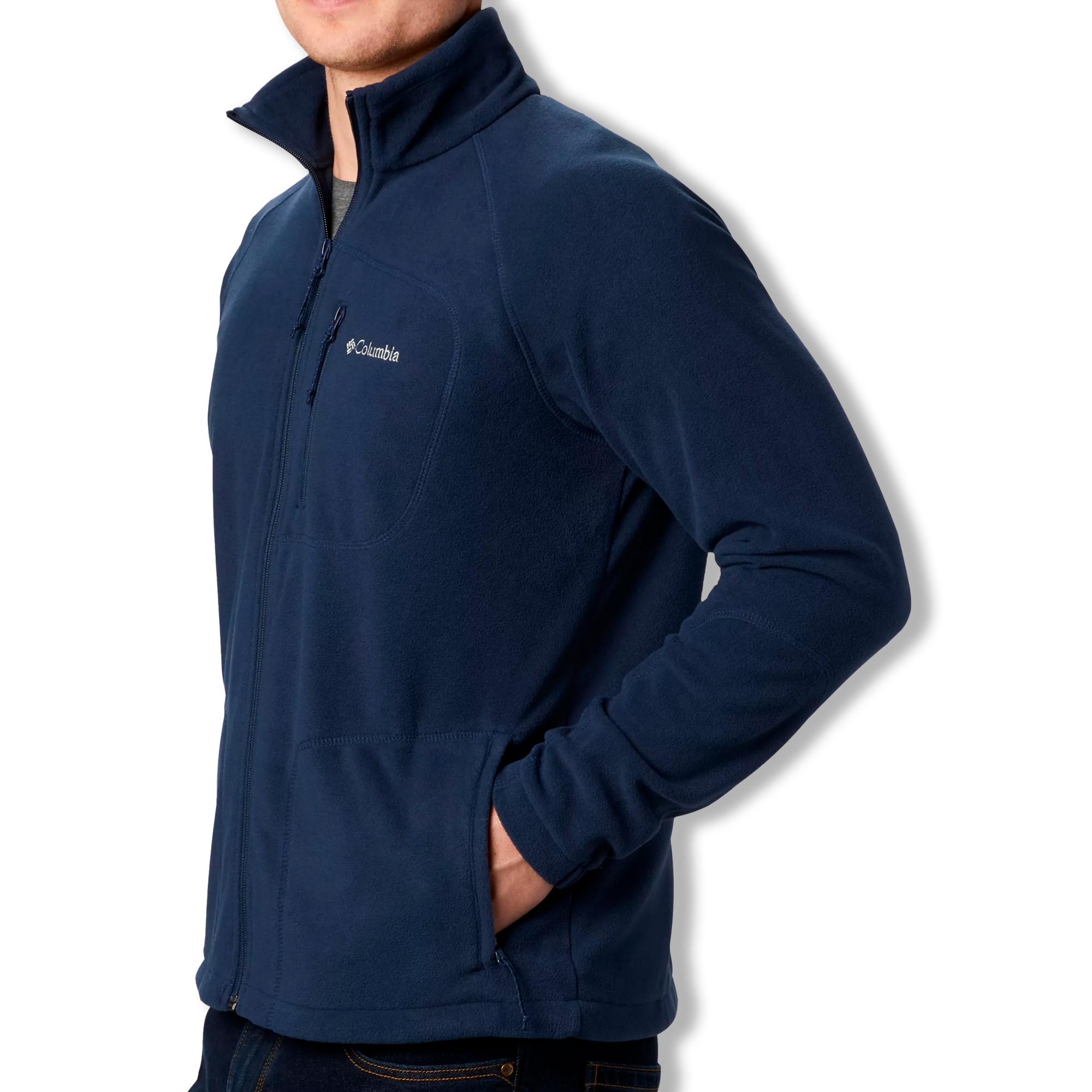 Jaqueta Masculina Fleece Fast Trek™ II Collegiate Navy - Columbia ...