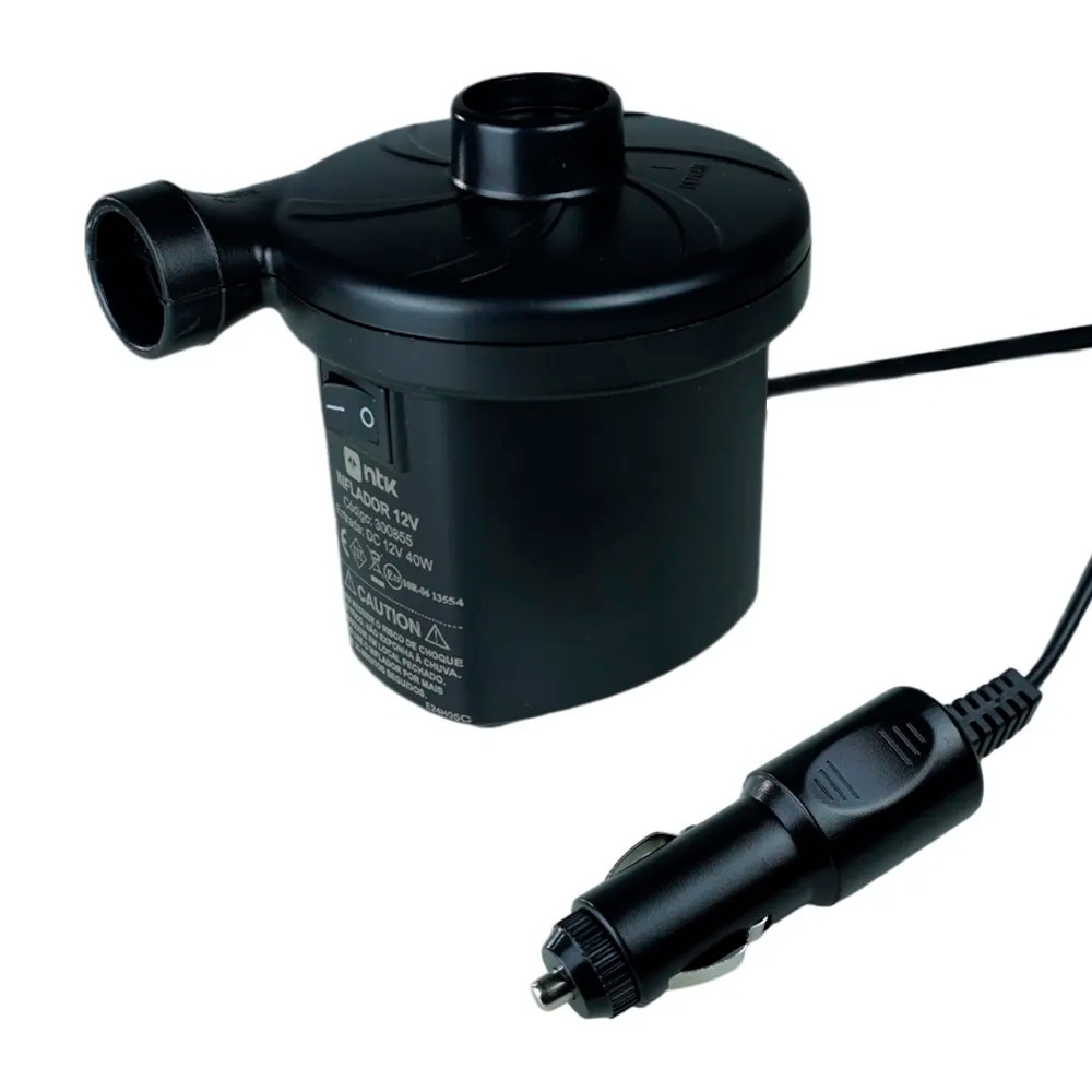Inflador 12V com Estrutura em Plástico ABS e PS Compacto - NTK ...