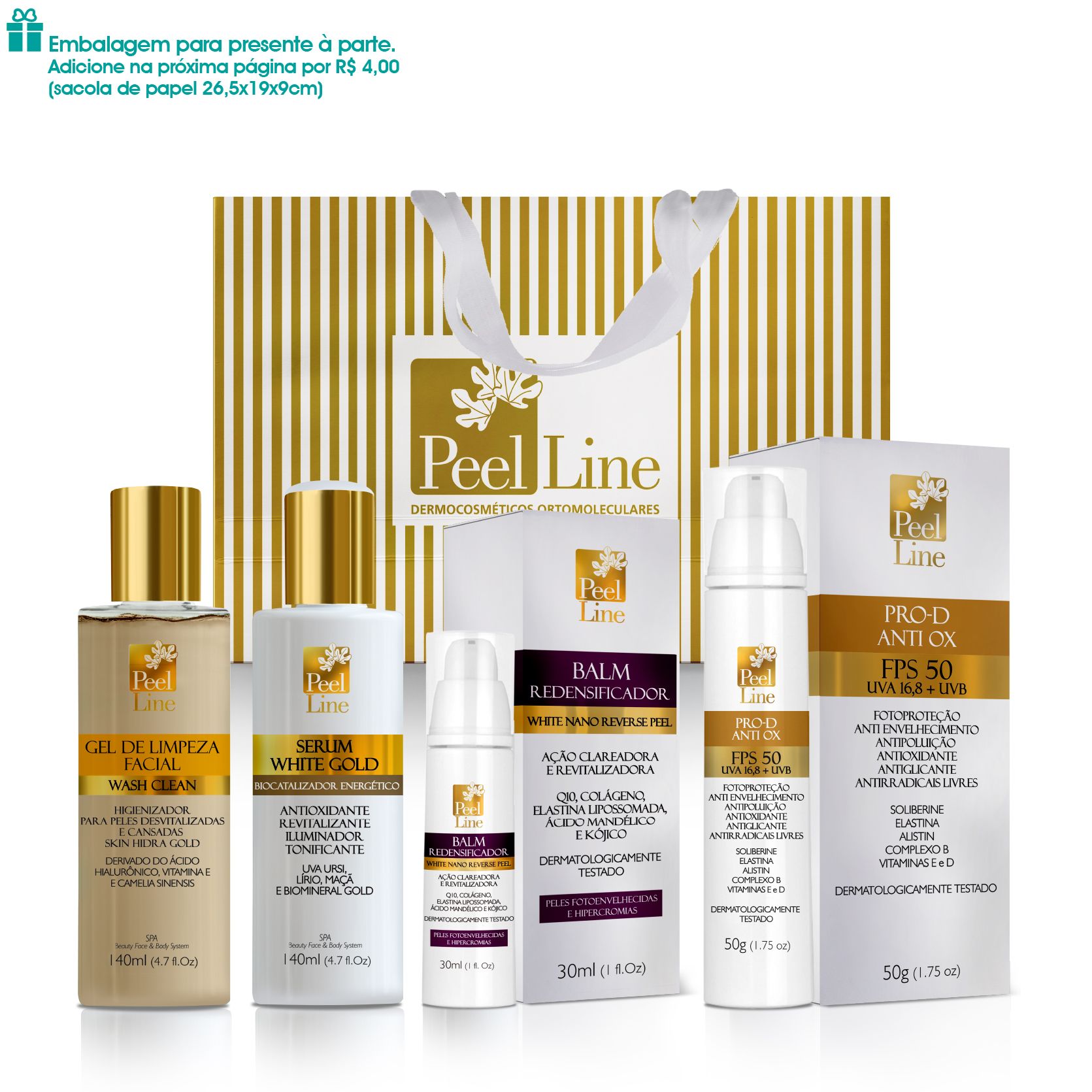 Kit Clareamento de Manchas - 4 itens / Personal Care - Peel Line Dermocosméticos