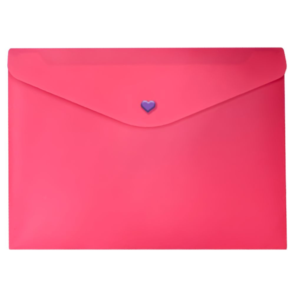 Envelope/Pasta Multiuso Fullcolor com Botão de Coração - Os melhores ...