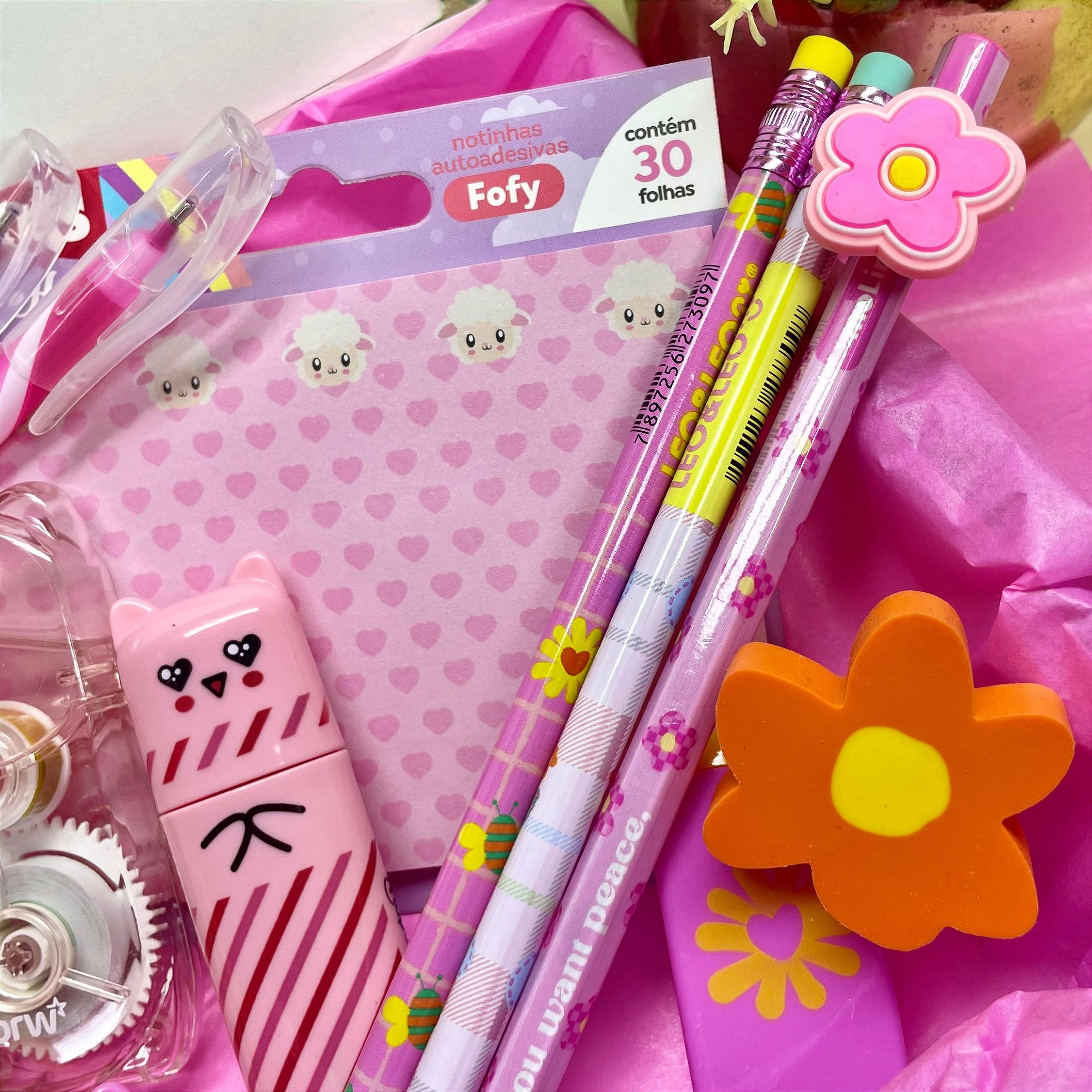 Box Papelaria Fofa Kawaii 15 Itens Criativos - Os melhores produtos de ...
