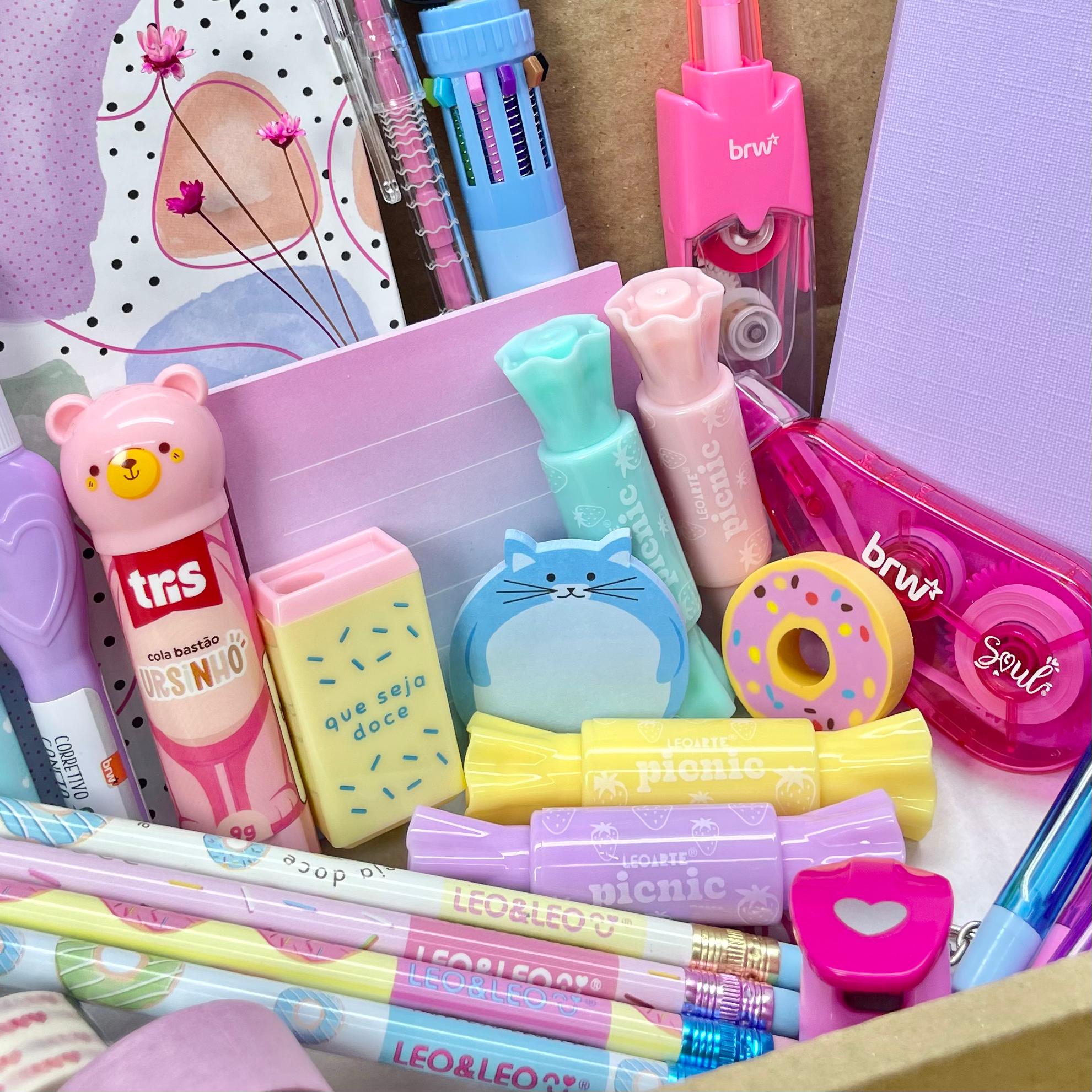 Box Papelaria Fofa Kawaii 30 Itens Criativos - Os melhores produtos de ...