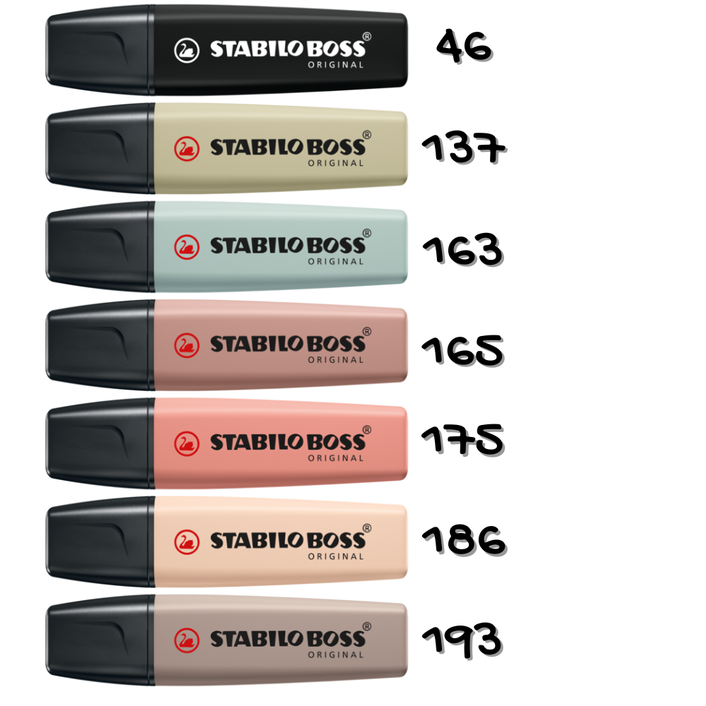 Marca Texto Stabilo Boss Nature Colors - Os melhores produtos de ...