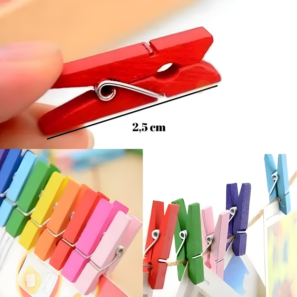 Mini Pregador de Madeira 2,5cm - Importado - Os melhores produtos de ...