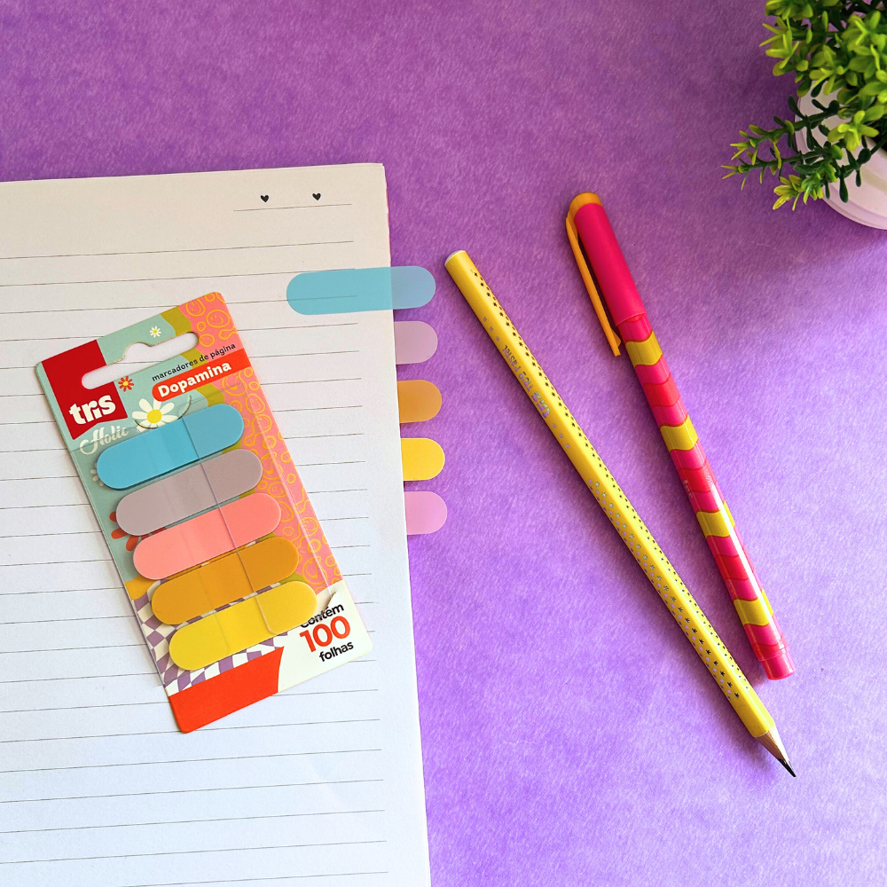 Marca Pagina Euforia Holic Dopamina c/ 100 Folhas - Tris - Os melhores ...