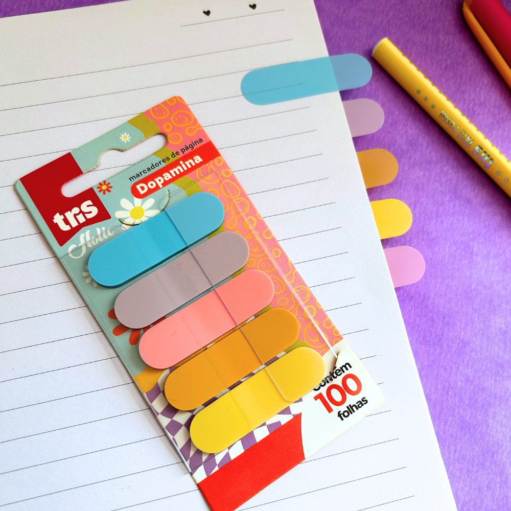 Marca Pagina Euforia Holic Dopamina c/ 100 Folhas - Tris - Os melhores ...