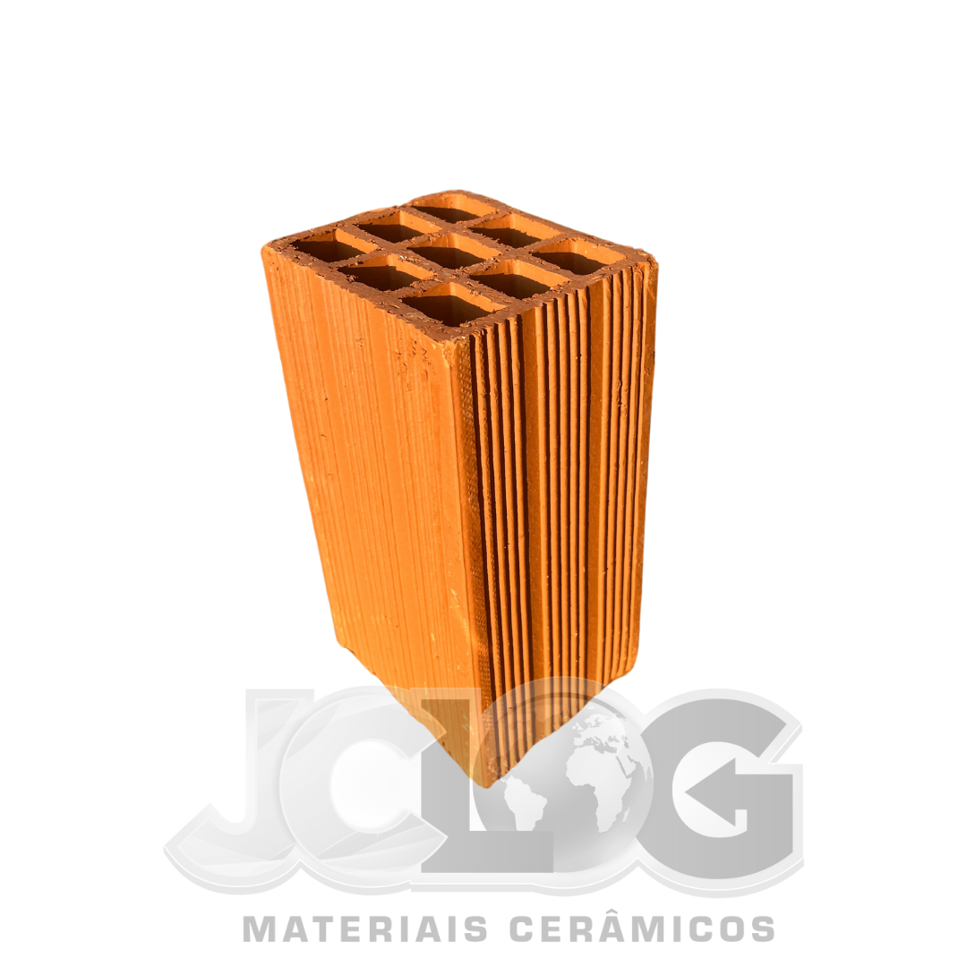 TIJOLO, BLOCO 11,5 x 14 x 24 (9 furos) MILHEIRO - JCLOG