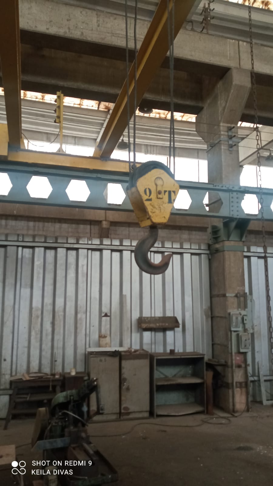 Semi Pórtico Rolante Capacidade 2 Toneladas Altura do moitão 3.5 50 M ...