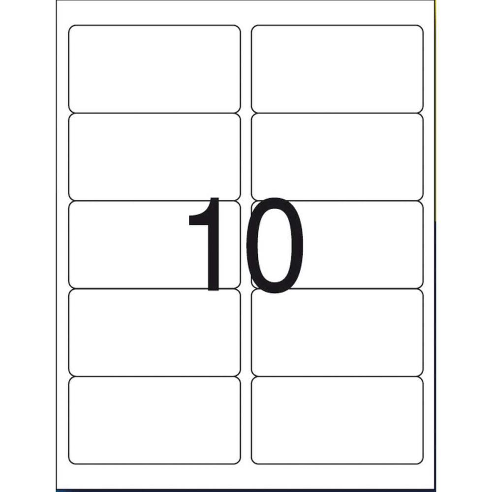 Etiqueta carta 6183 100 fls 50,8 x 101,6 mm - pimaco (cx.c/1000 ...