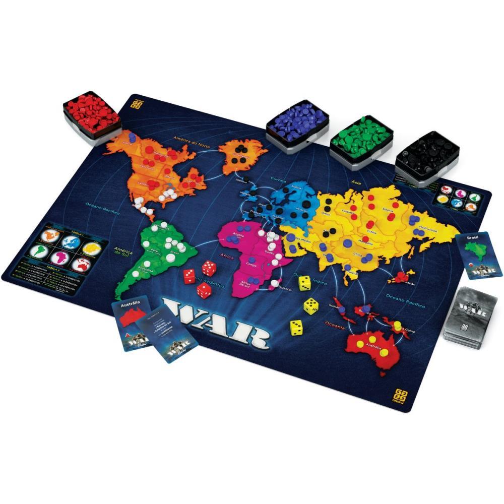 Jogo de tabuleiro war - grow (unidade) - Papelaria Toledo