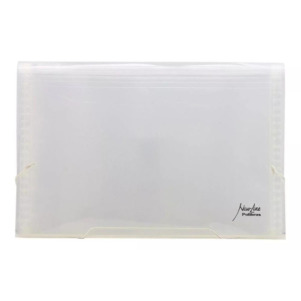 Pasta sanfonada plastica oficio 12 divisoes cristal - polibras (unidad ...