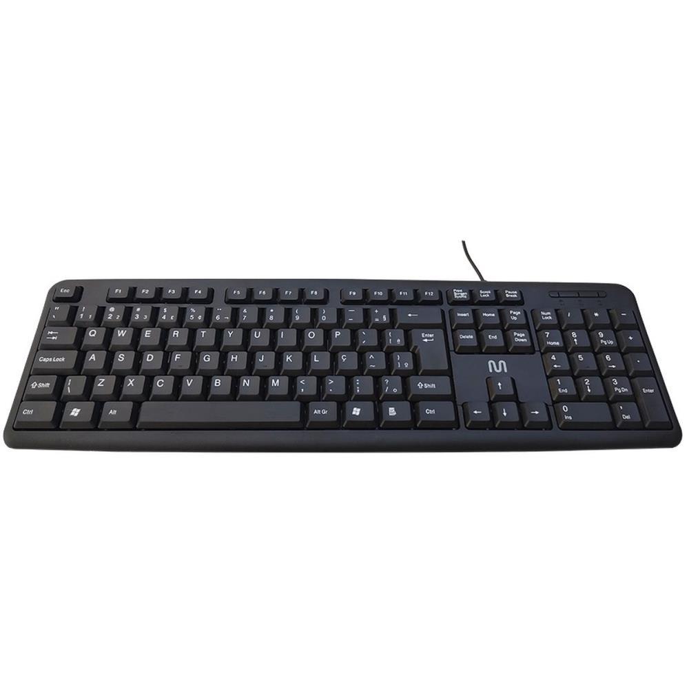 Teclado usb basico preto - multi (unidade) - Papelaria Toledo