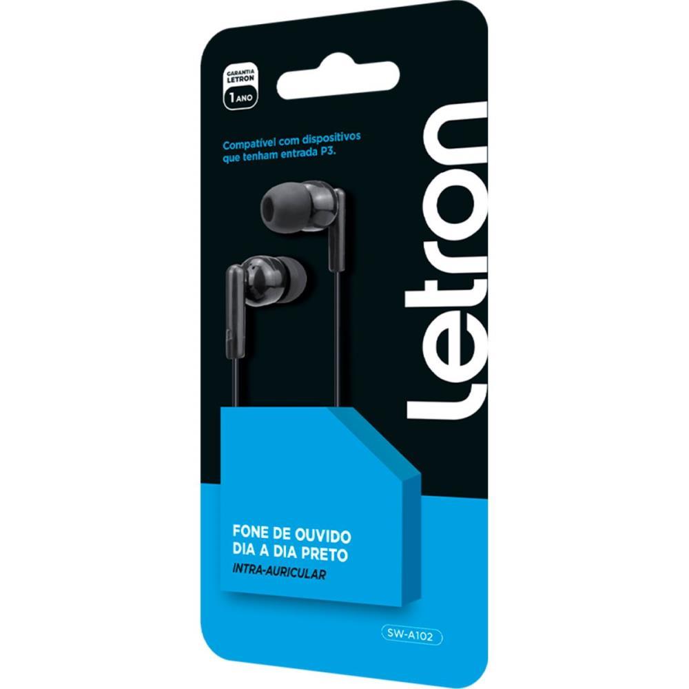 Fone de ouvido letron intra auricular p2 pt - Leonora (unidade ...