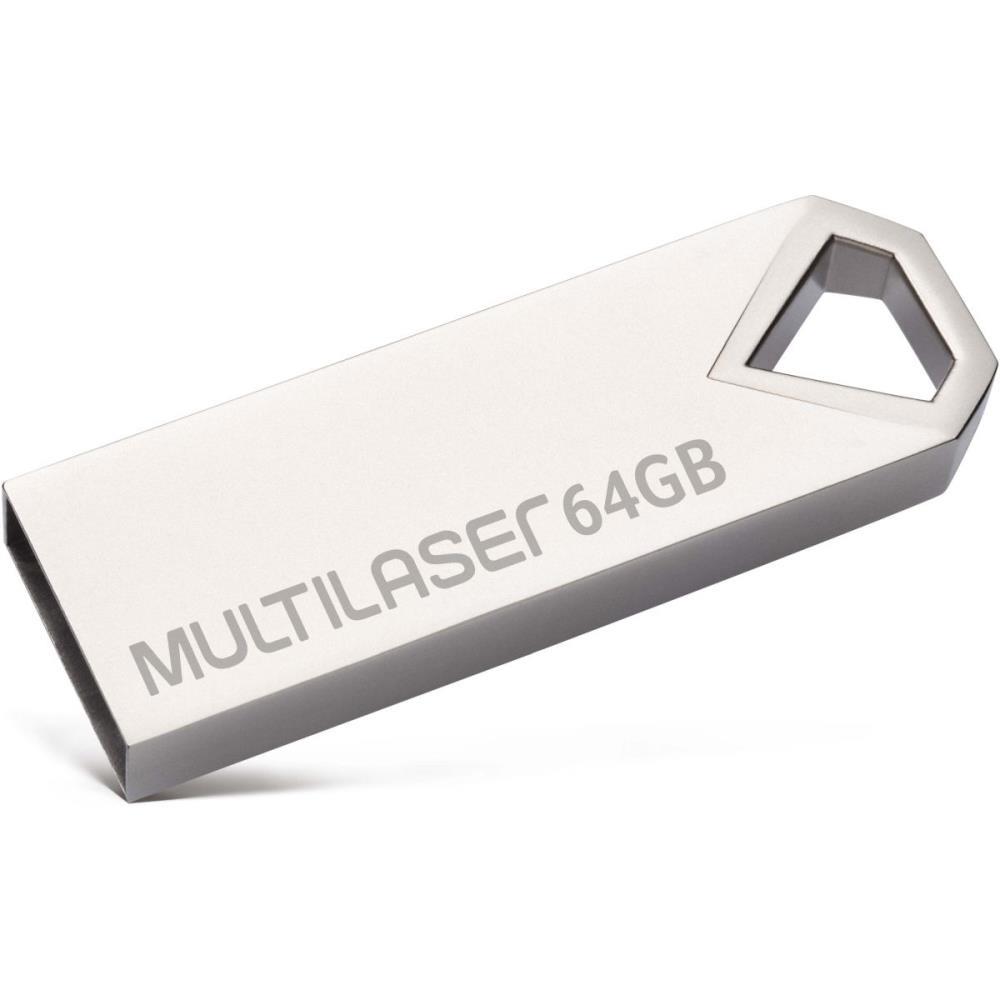 Pen drive usb diamond metalico 64gb - multi (unidade) - Papelaria Toledo