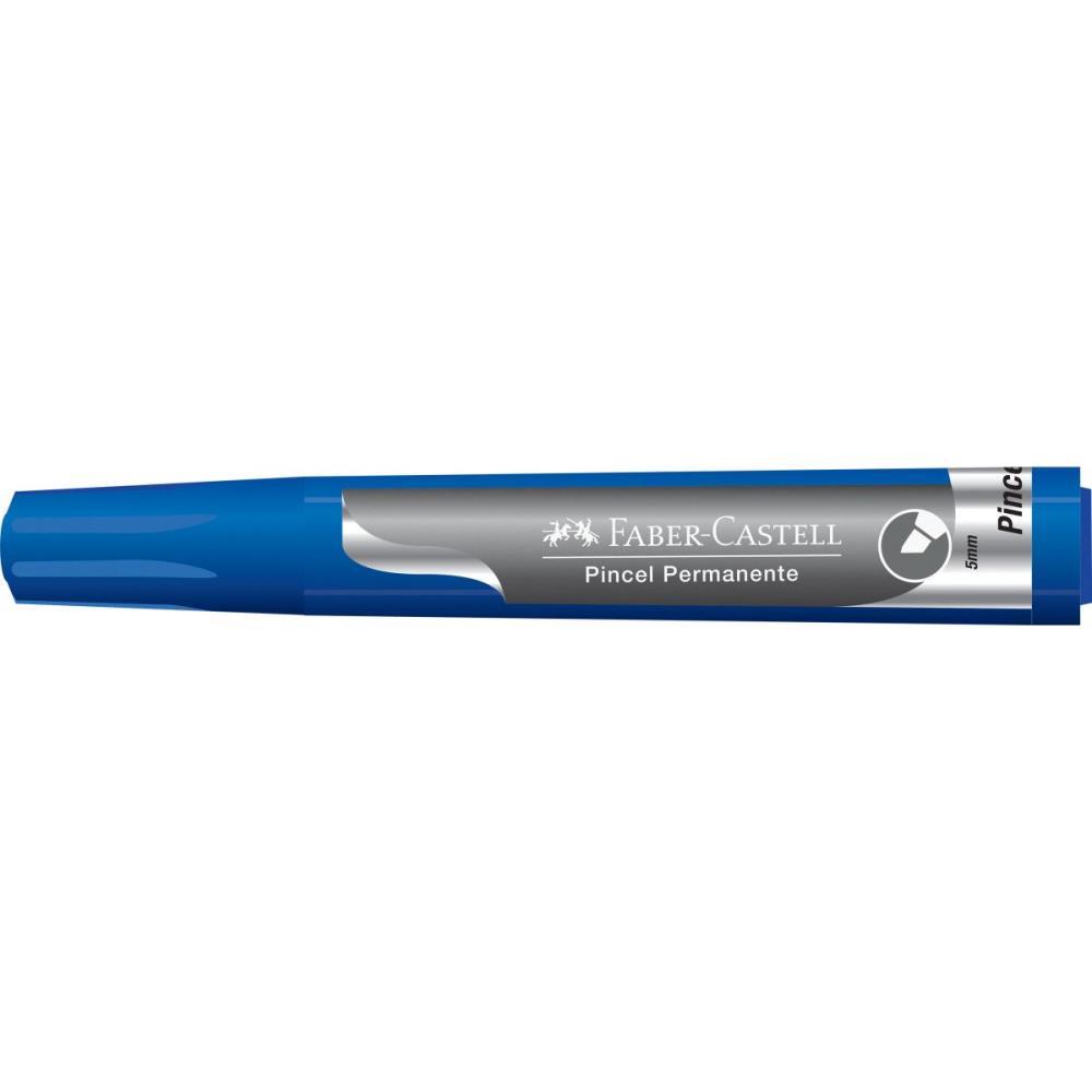 Pincel marcador permanente azul - faber-castell (cx.c/12) - Papelaria ...