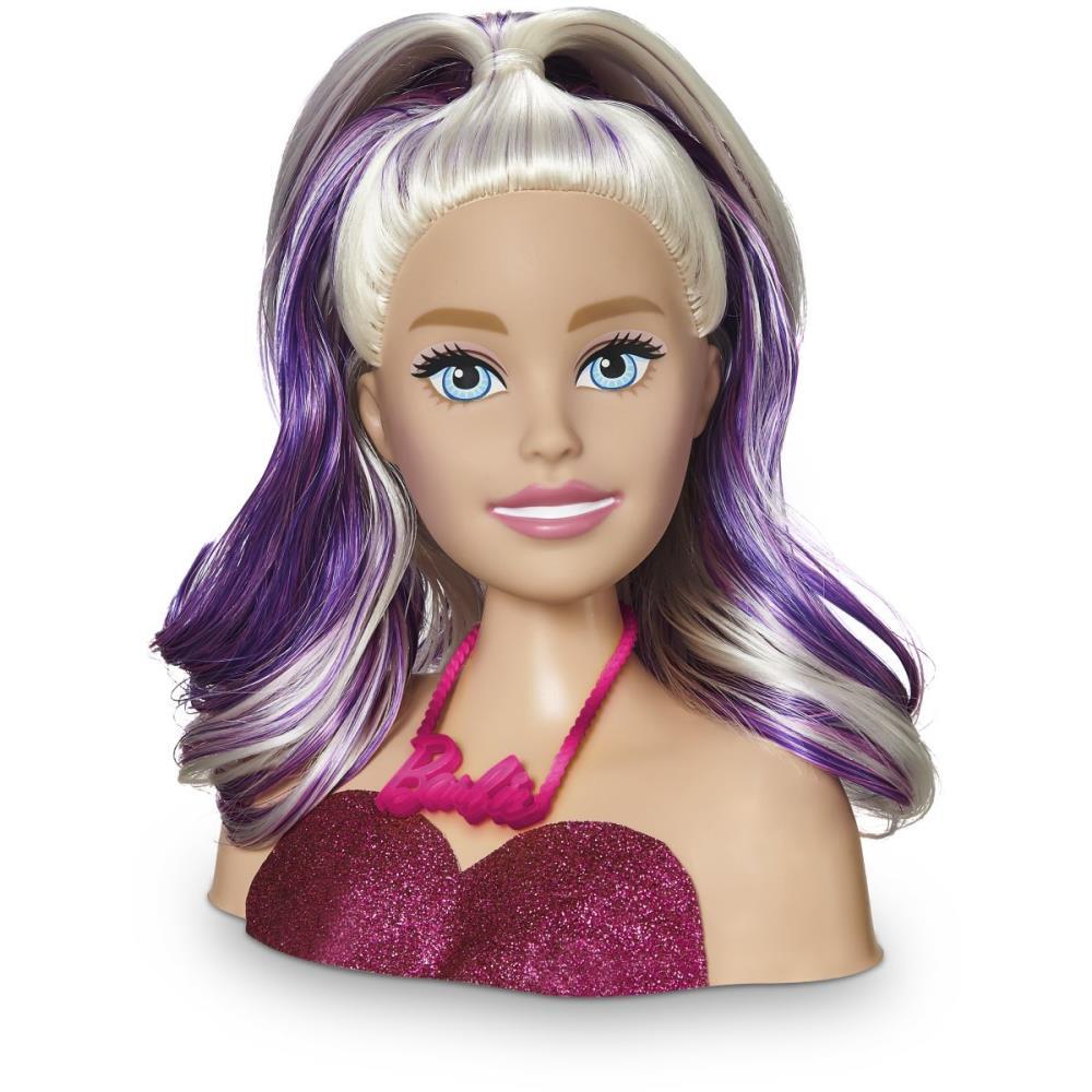 Boneca barbie styling head faces - pupee brinquedos (unidade ...