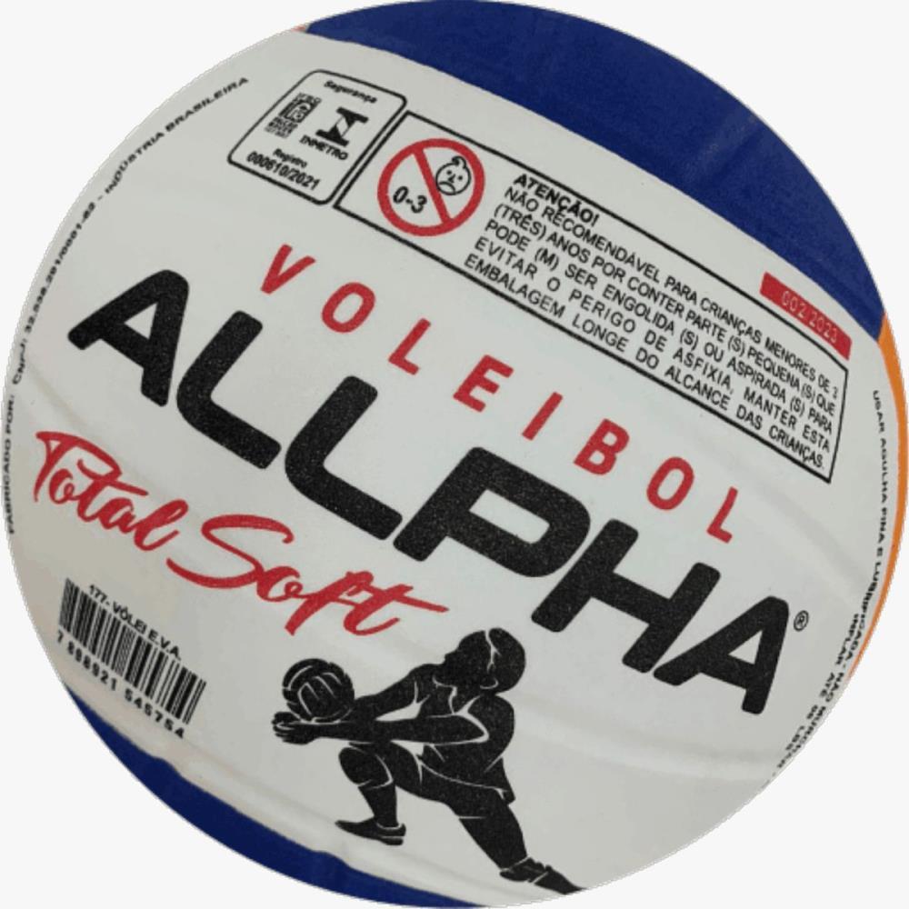 Bola infantil volei total soft eva (s) - allpha bolas (unidade ...