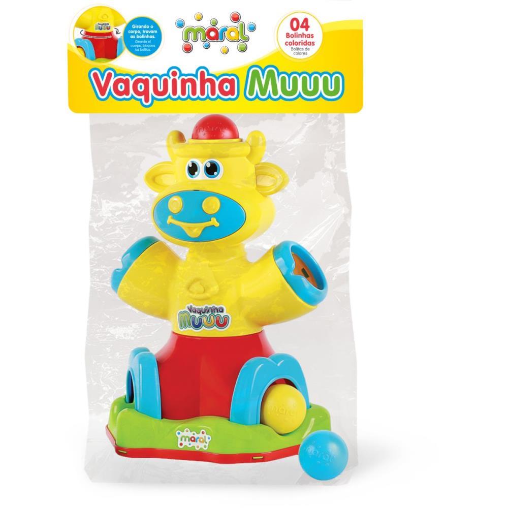 Brinquedo educativo vaquinha muuu c/4 bolinhas - maral (unidade ...
