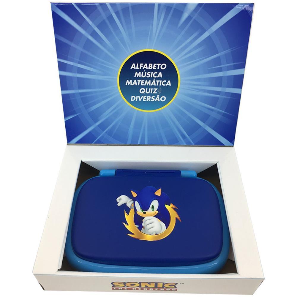 Laptop infantil sonic minigame bilingue - Candide (unidade) - Papelaria ...