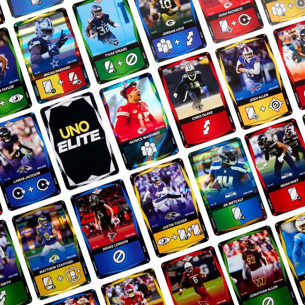 Jogo de cartas uno elite nfl extenção adic (s - mattel (unidade ...