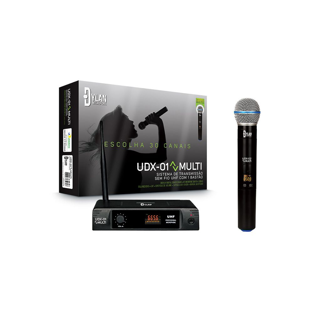 Microfone Sem Fio Dylan Uhf Udx-01 - BHGuitar | As Melhores Marcas de ... Microfone Sem Fio Dylan Uhf Udx-01 - BHGuitar | As Melhores Marcas de ...