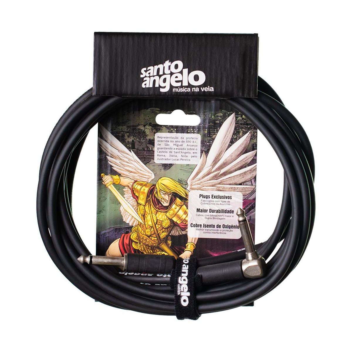 Cabo Santo Angelo Angel L 0,30mm P10 e L 25ft 7,62m - BHGuitar | As ...